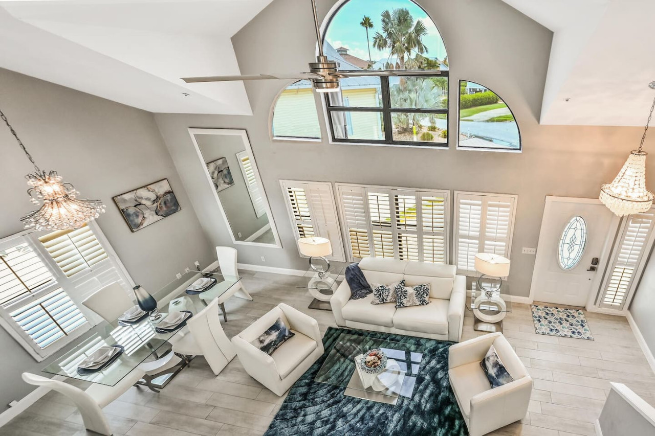 Spacious Terraces, Boat Dock And Outdoor Jacuzzi - Stunning Coastal Retreat - Fort Myers Beach, FL