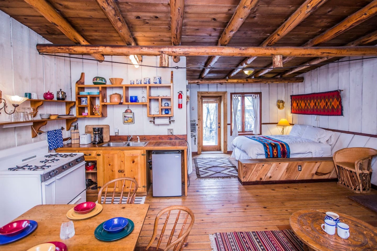 Aldous Huxley Historic Farm Cabin Hot Tubs Saunas - United States