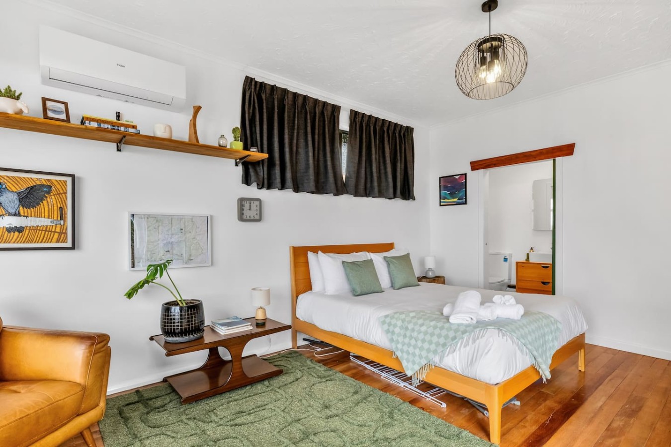 Rotorua Studio Haven With King Bed, Ac & Bbq - Rotorua