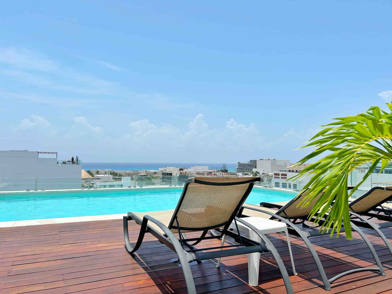 Cozy 1bd Steps From 5th & Beach Rooftop Ocean View - Cozumel