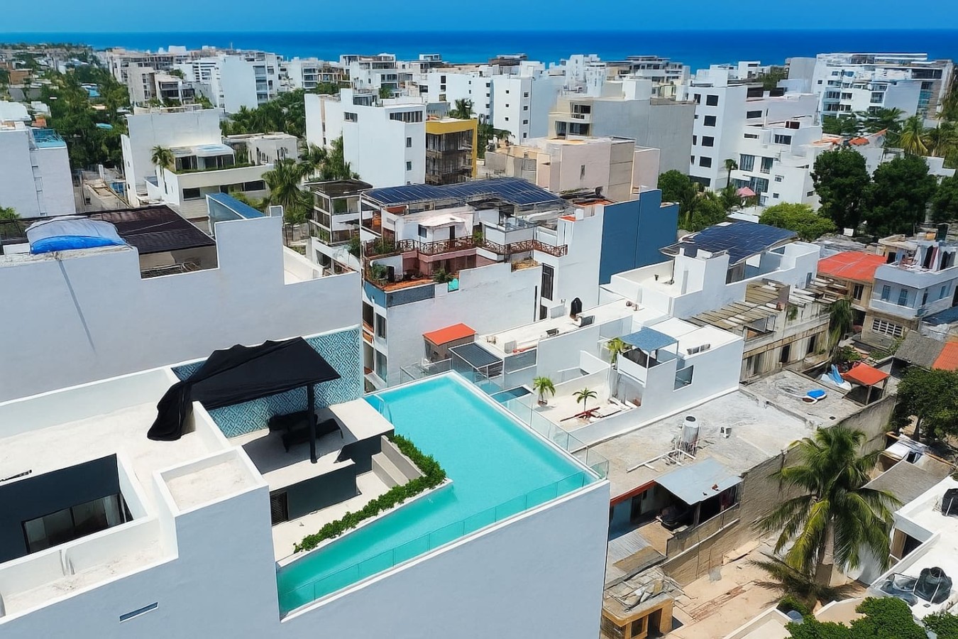Modern Studio + Rooftop Pool Near 5th Ave & Beach - Cozumel