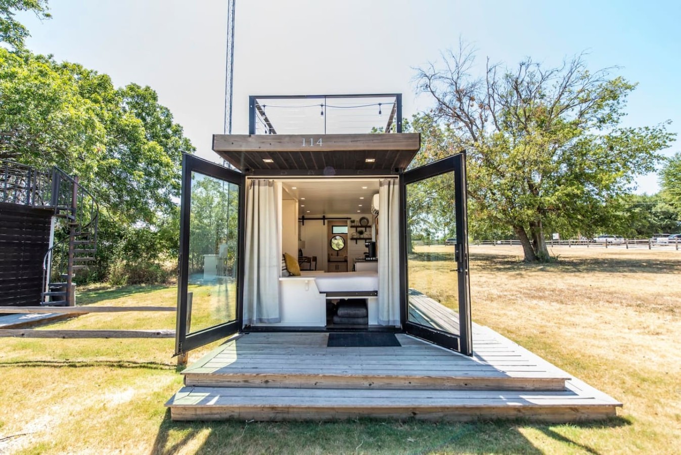 Honeycomb Container Home | "Pickleball Court!" - USA