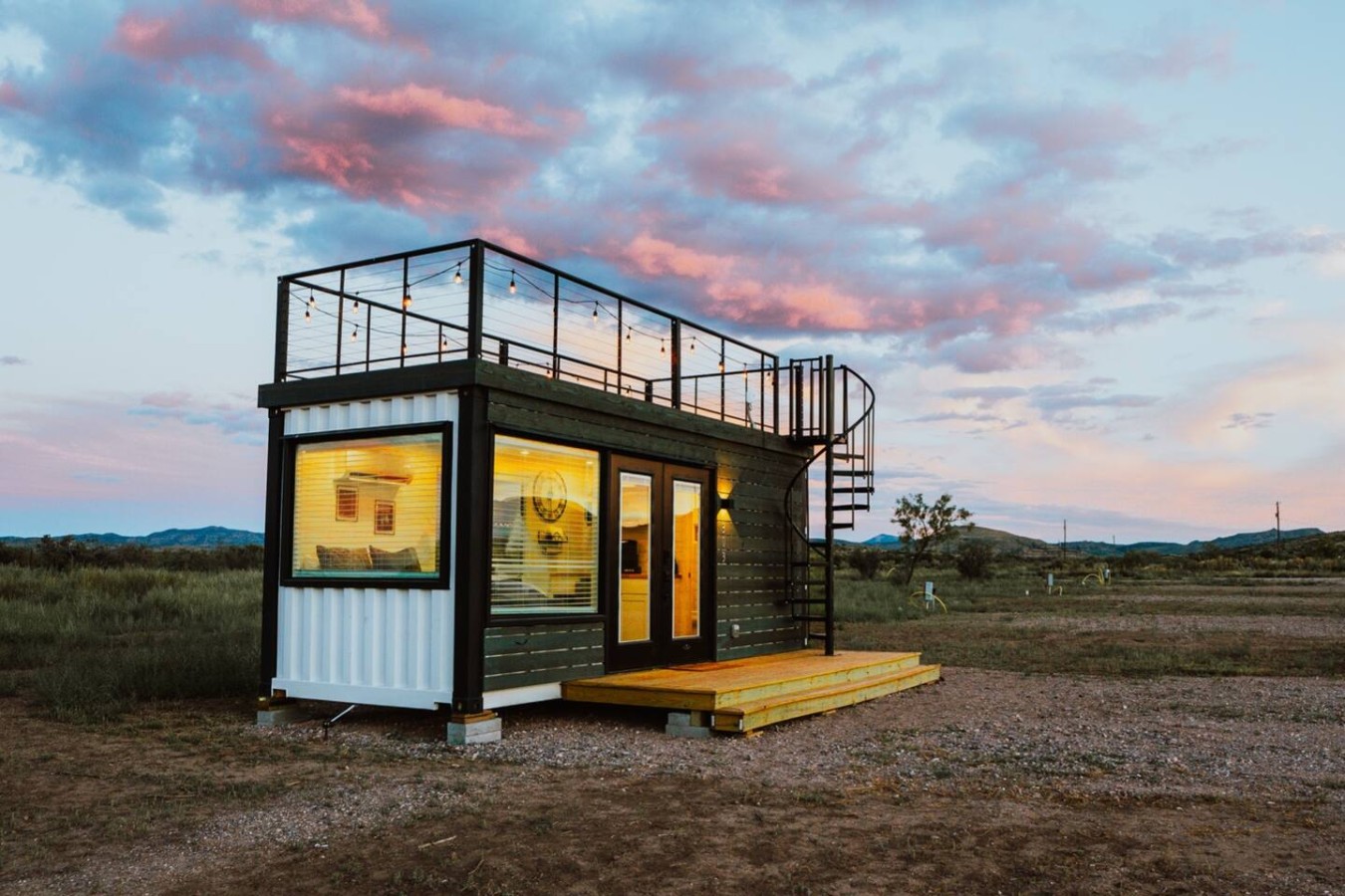 New! Starry Night Shipping Container Home - Alpine, TX